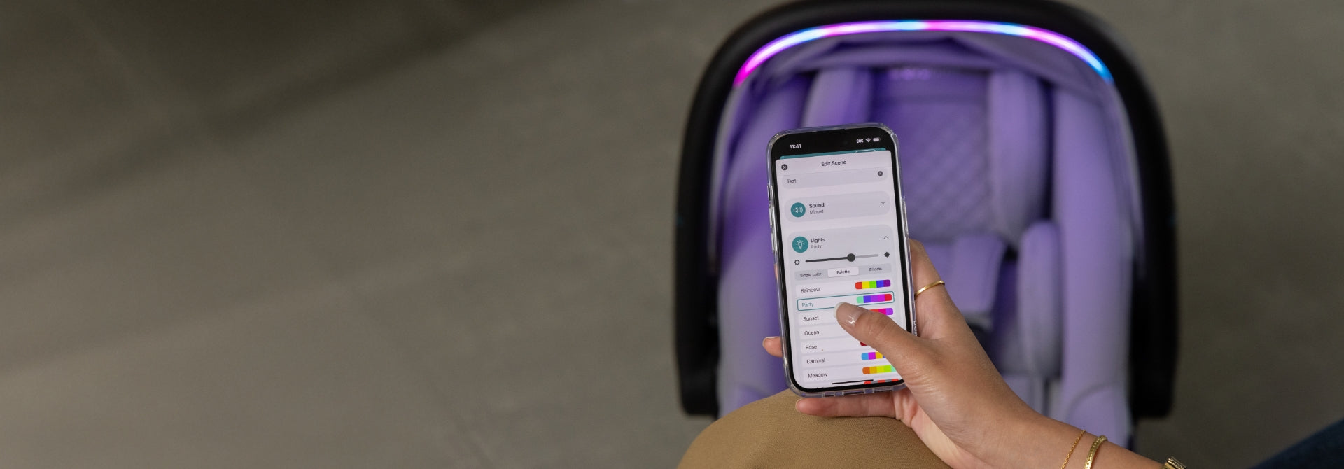 Evenflo SensorySoothe: New Car Seat Light & Noise Technology | Evenflo ...