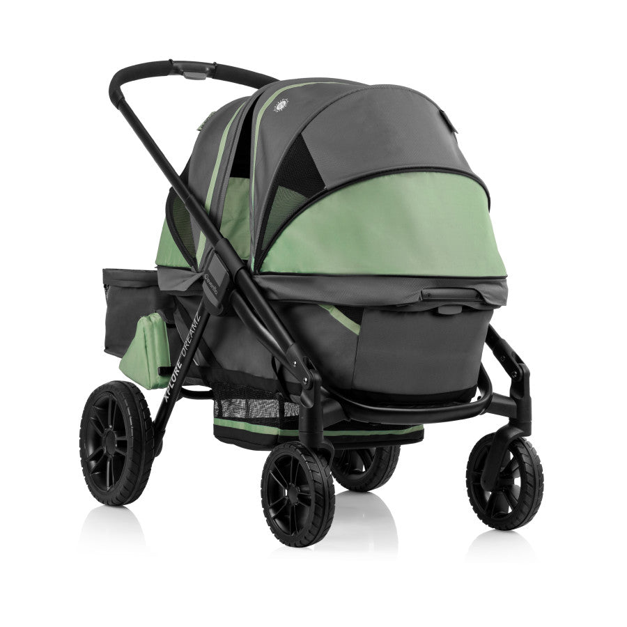 Evenflo Pivot Xplore Dreamz All-Terrain Stroller Wagon with Bassinet ...