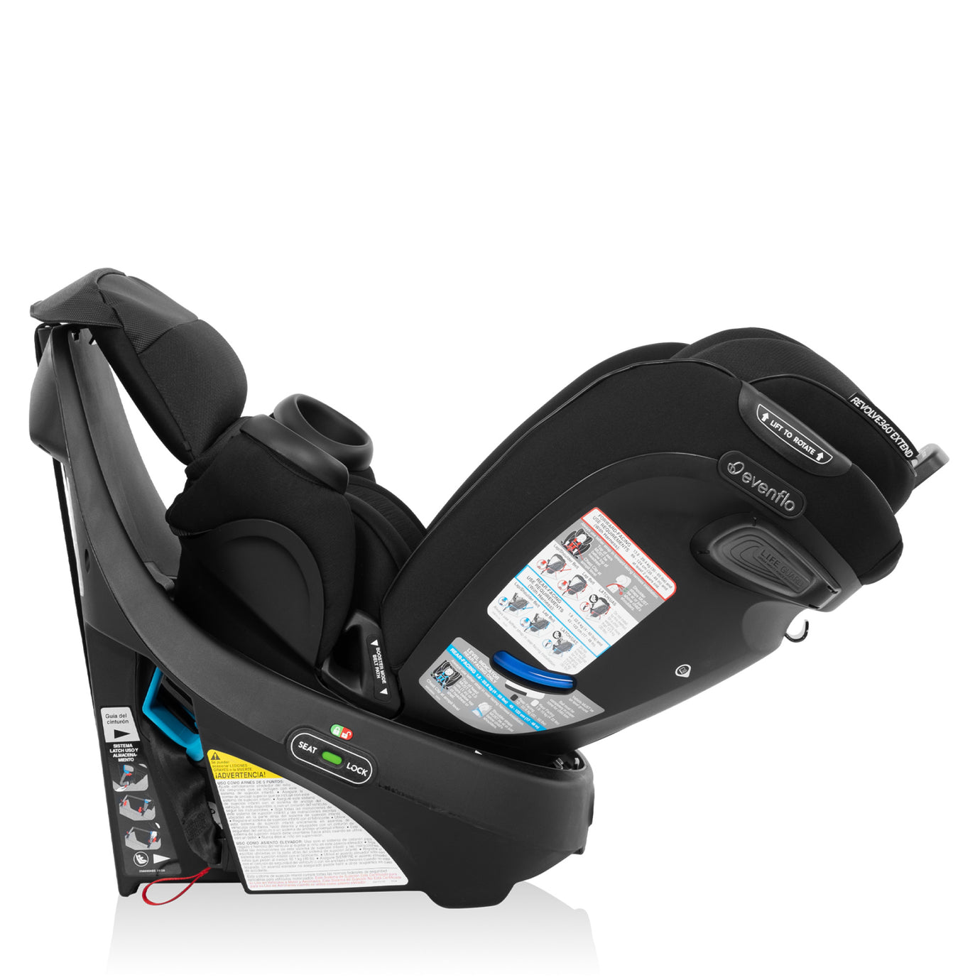 Evenflo Revolve360 Extend All-in-One Rotational Car Seat with ...