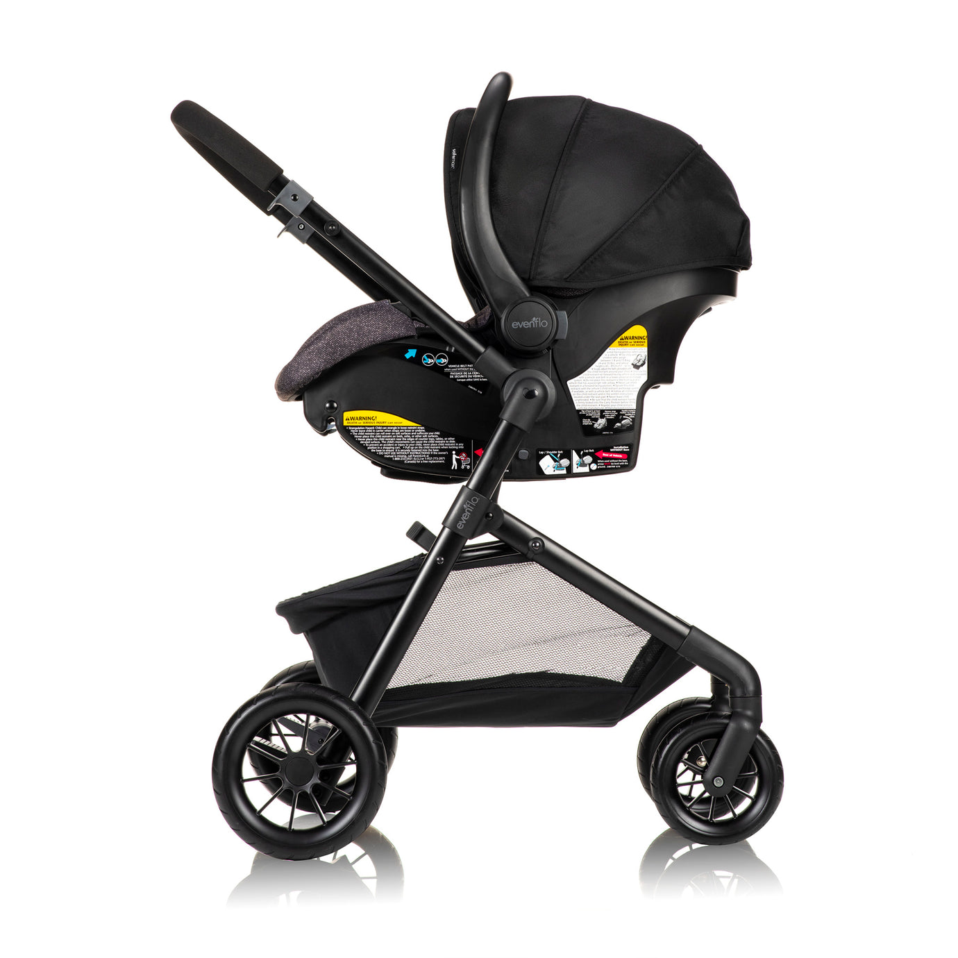 Evenflo Pivot Modular Travel System with LiteMax Infant Car Seat ...