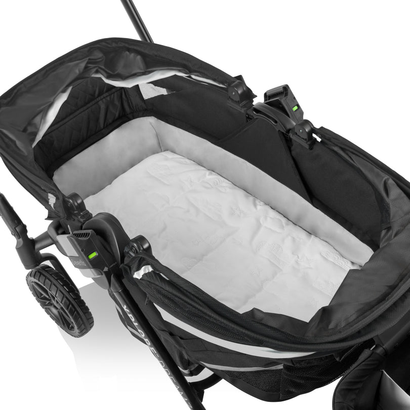 Evenflo Pivot Xplore Dreamz All-Terrain Stroller Wagon with Bassinet ...