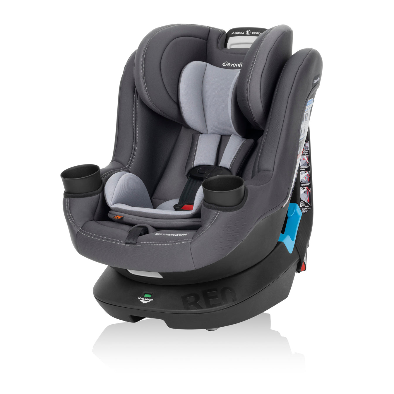Evenflo REO by Revolve360 Rotating Convertible Car Seat with Quick ...