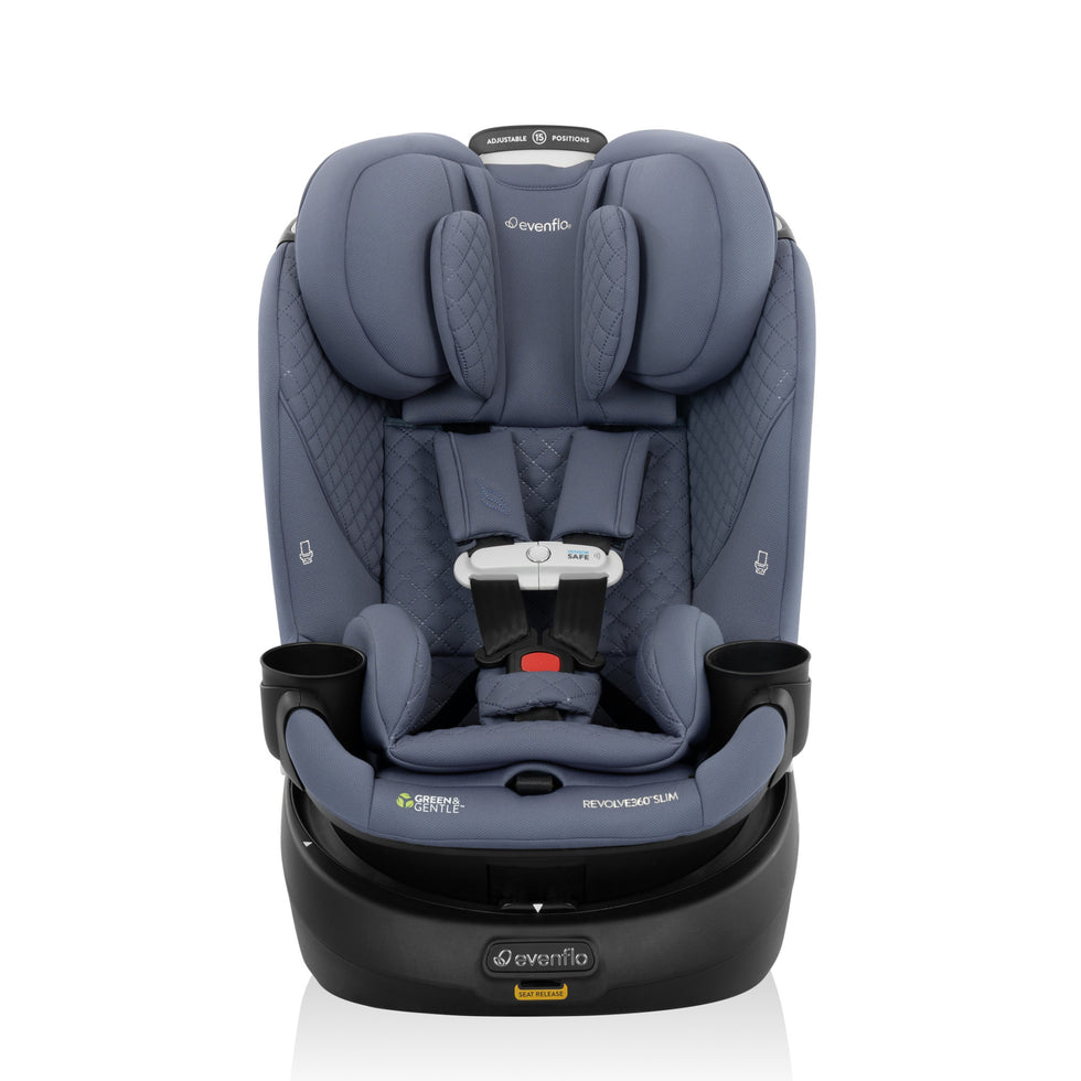 Evenflo Revolve360 Slim 2-in-1 Rotating Car Seat with Green & Gentle ...
