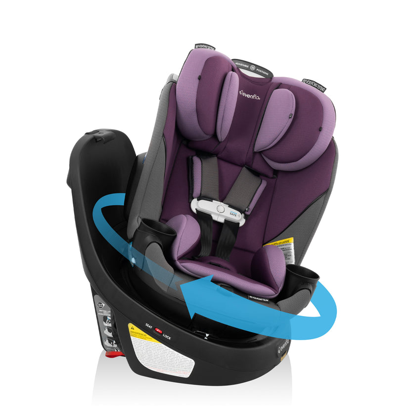 Evenflo Revolve360 Slim 2-in-1 Rotating Car Seat with SensorSafe ...