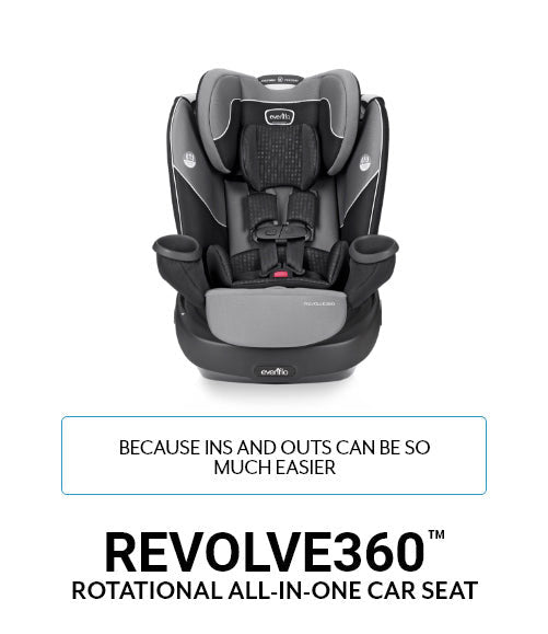 Revolve360 Rotational All-In-One Convertible Car Seat | Evenflo ...