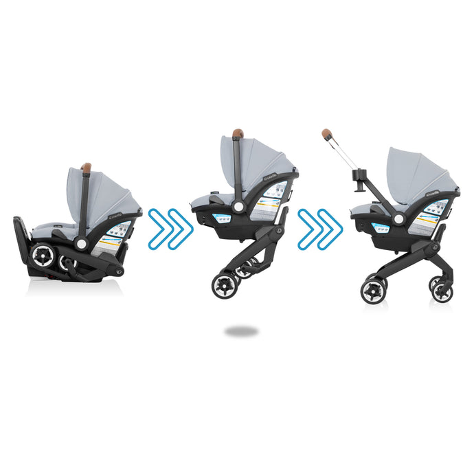 Evenflo Shyft DualRide Infant Car Seat Stroller Combo w Carryall ...