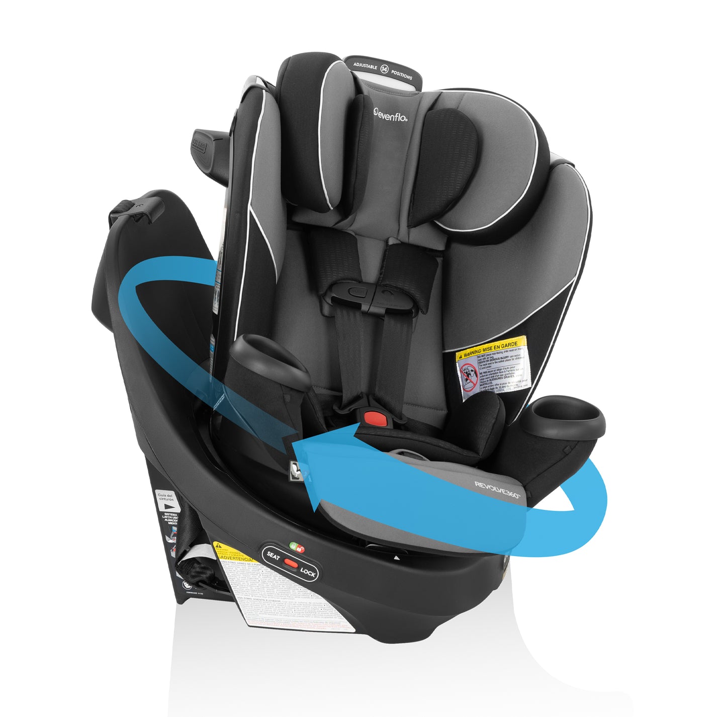 Evenflo Revolve360 Rotational All-In-One Car Seat - Evenflo® Official ...