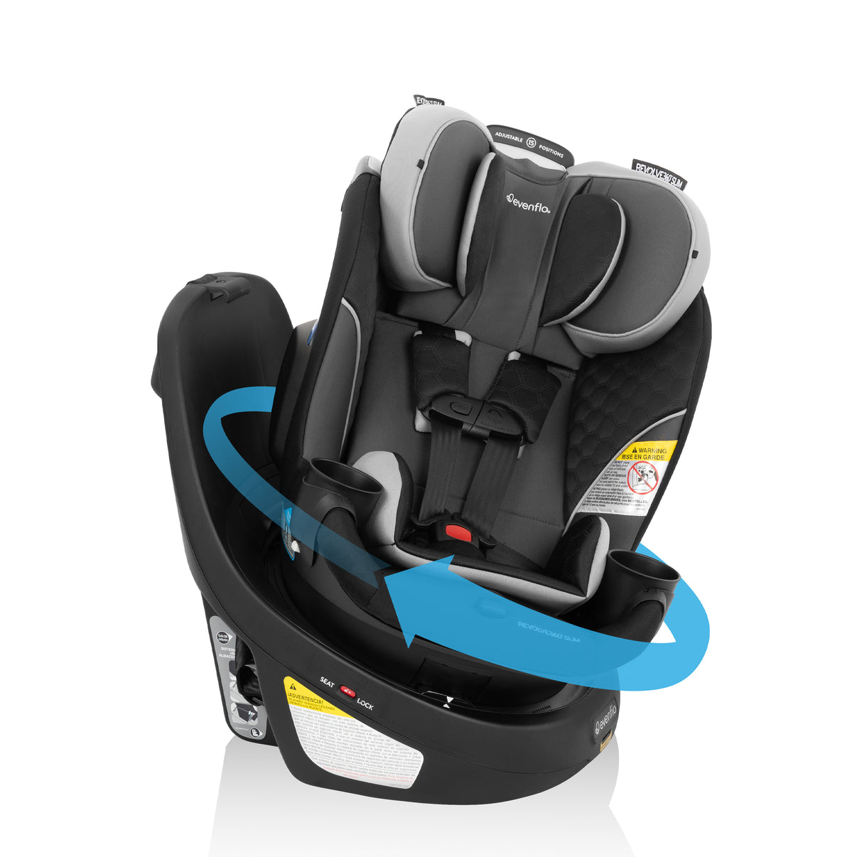 Evenflo Revolve360 Slim 2-in-1 Rotational Convertible Car Seat ...