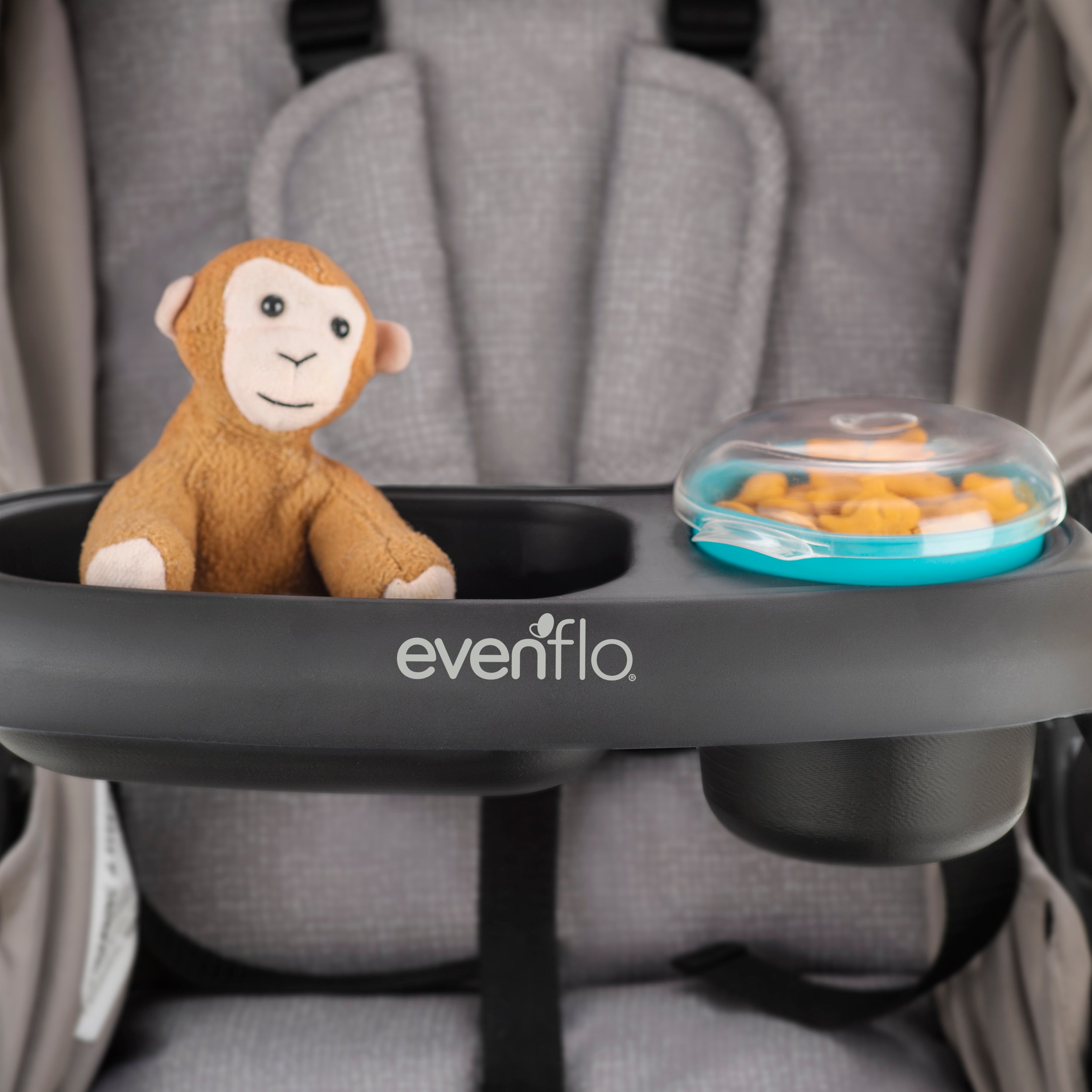 Stroller Snack Tray With Removable Cup | Evenflo® Official Site