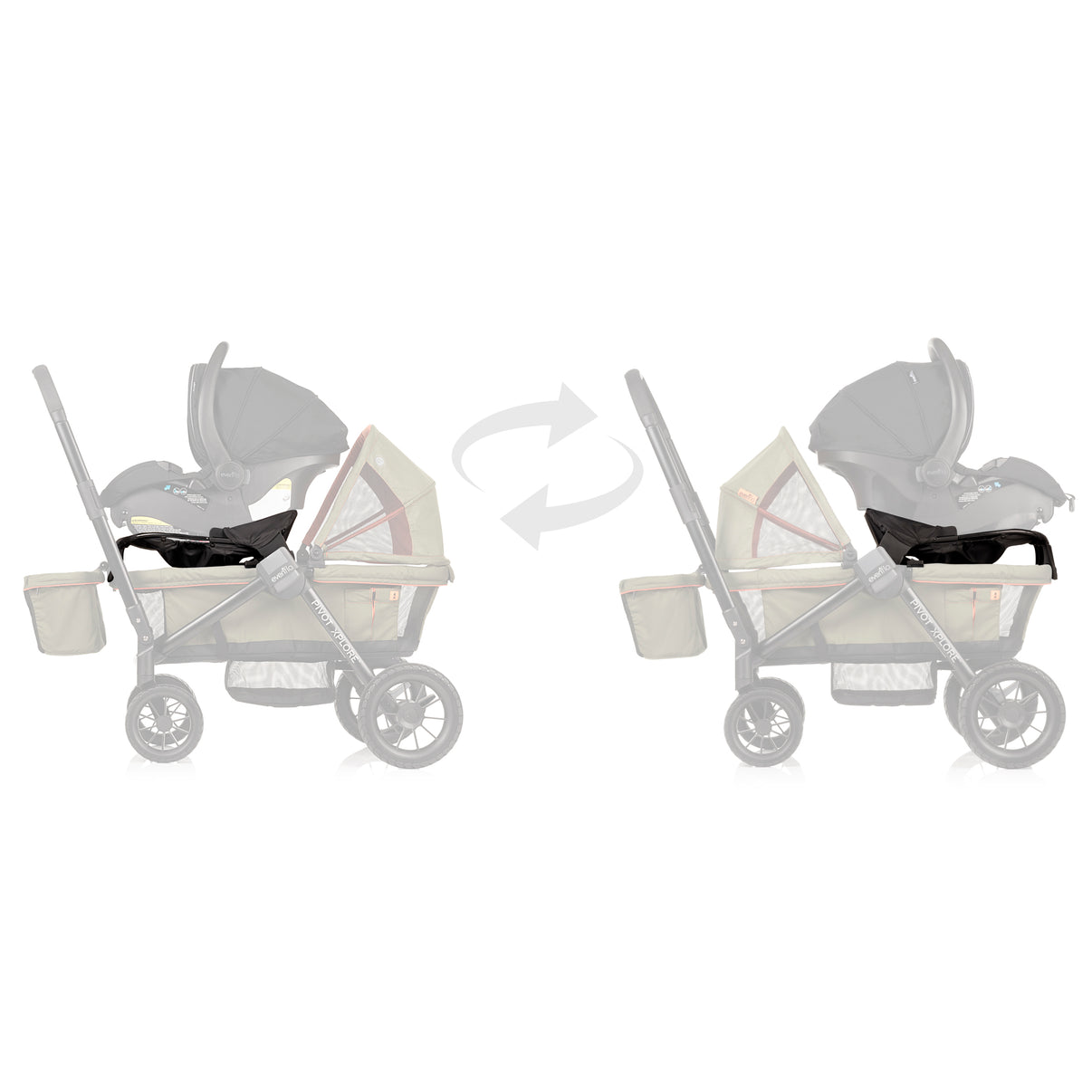 Evenflo Pivot Xplore Infant Car Seat Adapter | Evenflo® Official Site ...