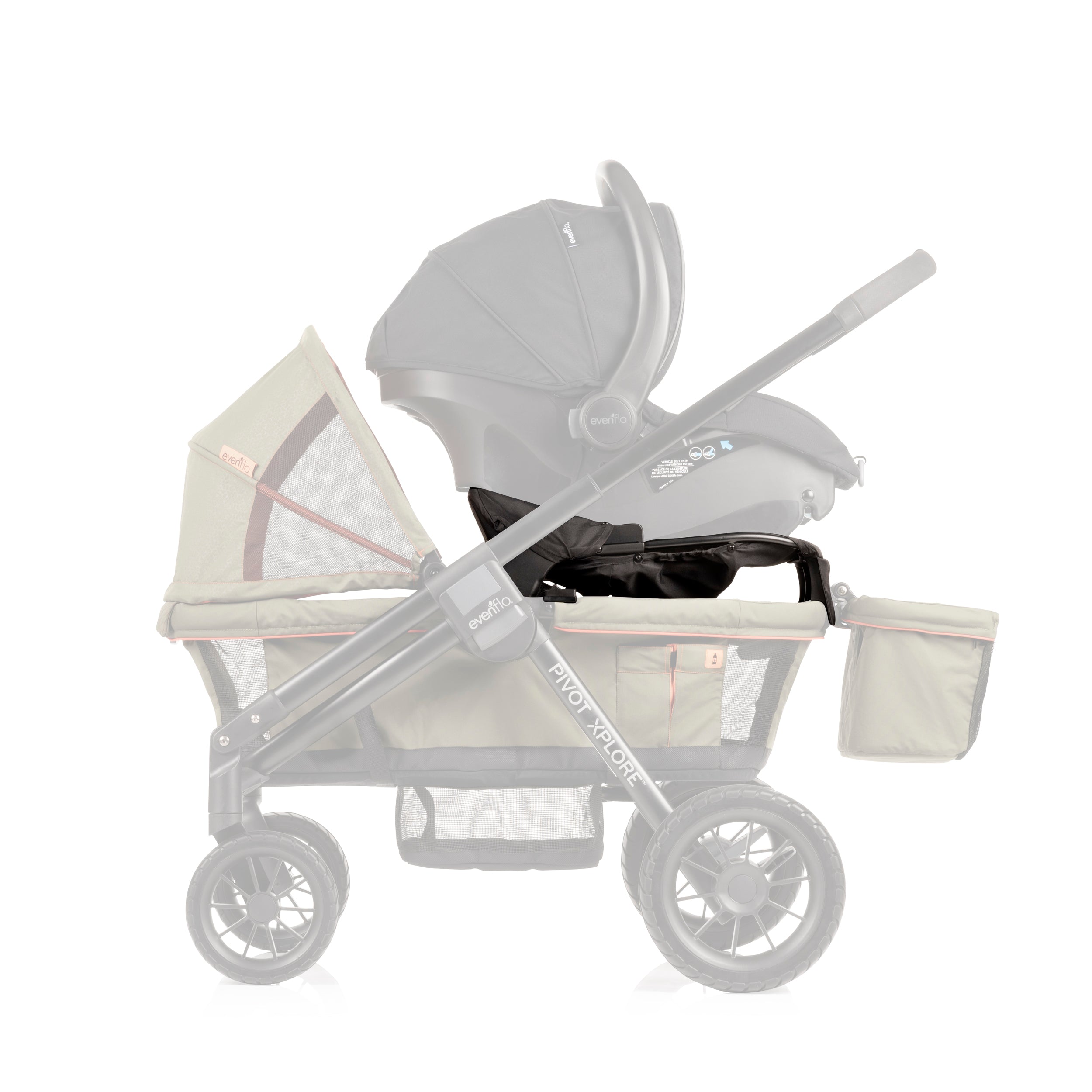 Pivot Xplore Infant Car Seat Adapter | Evenflo® Official Site